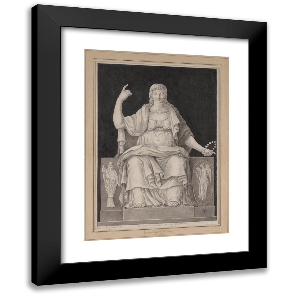 Alexandre Evariste Fragonard 14x18 Black Modern Framed Museum Art Print ...