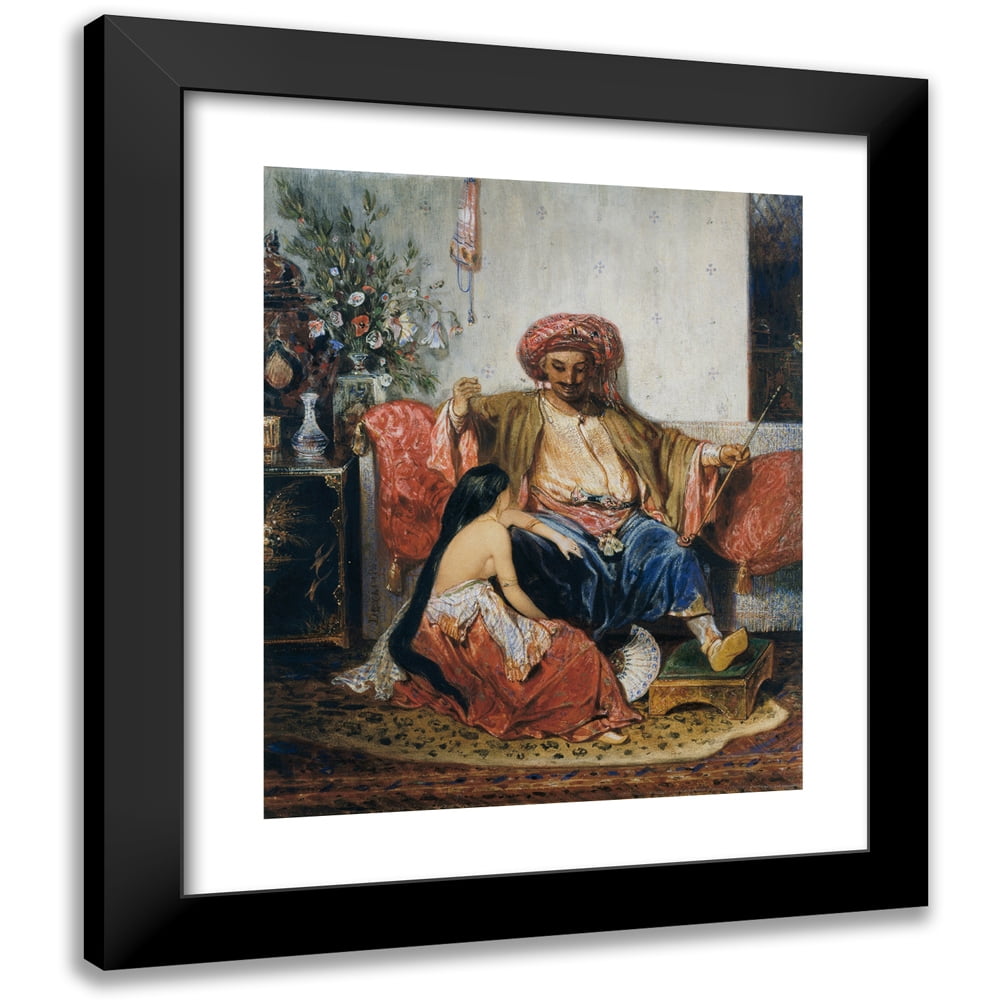 Alexandre-Gabriel Decamps 12x14 Black Modern Framed Museum Art Print ...