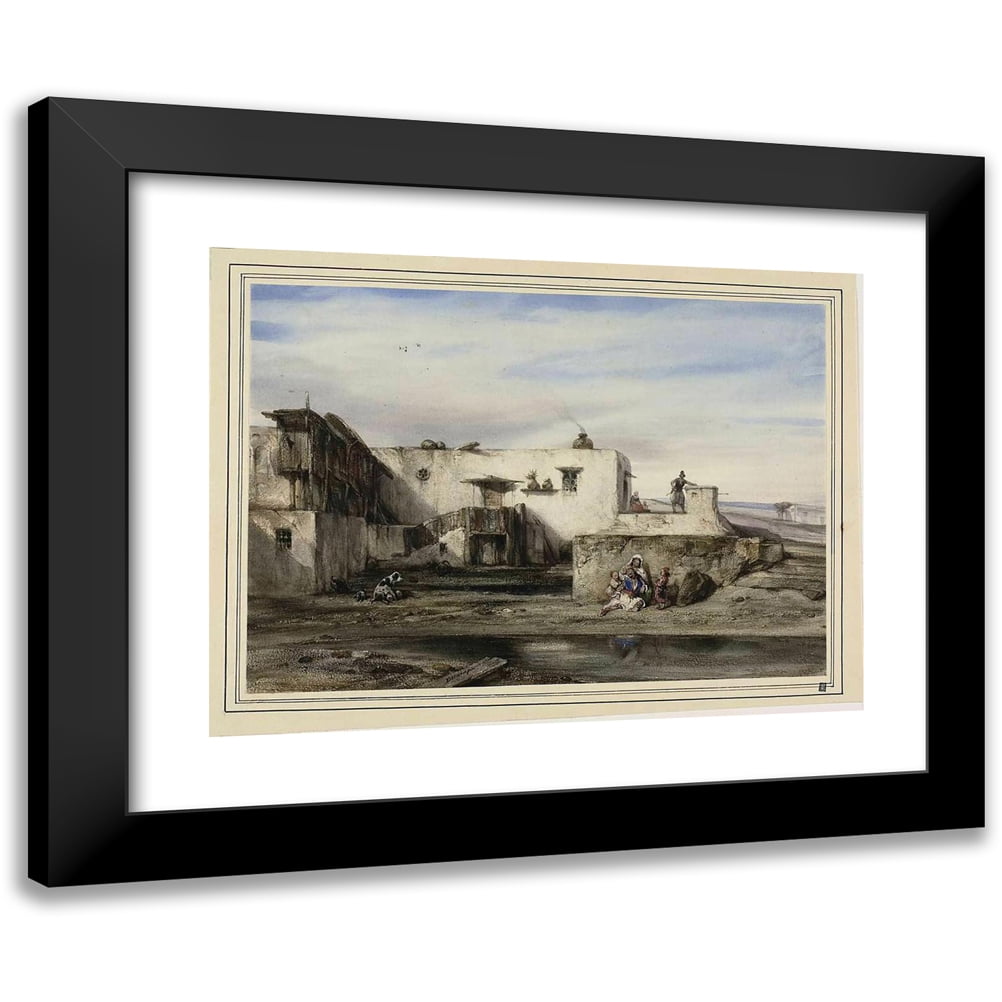 Alexandre-Gabriel Decamps 14x11 Black Modern Framed Museum Art Print ...