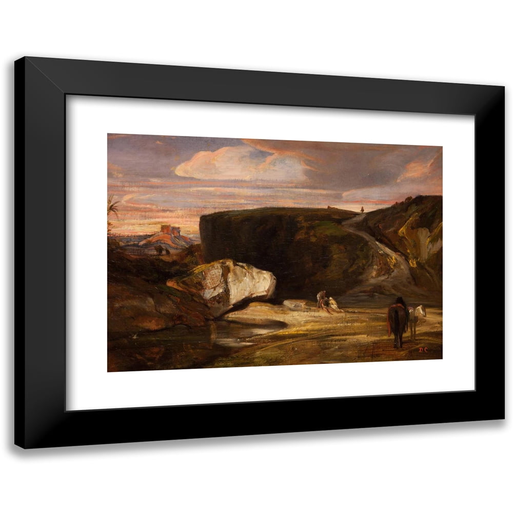 Alexandre-Gabriel Decamps 14x11 Black Modern Framed Museum Art Print ...
