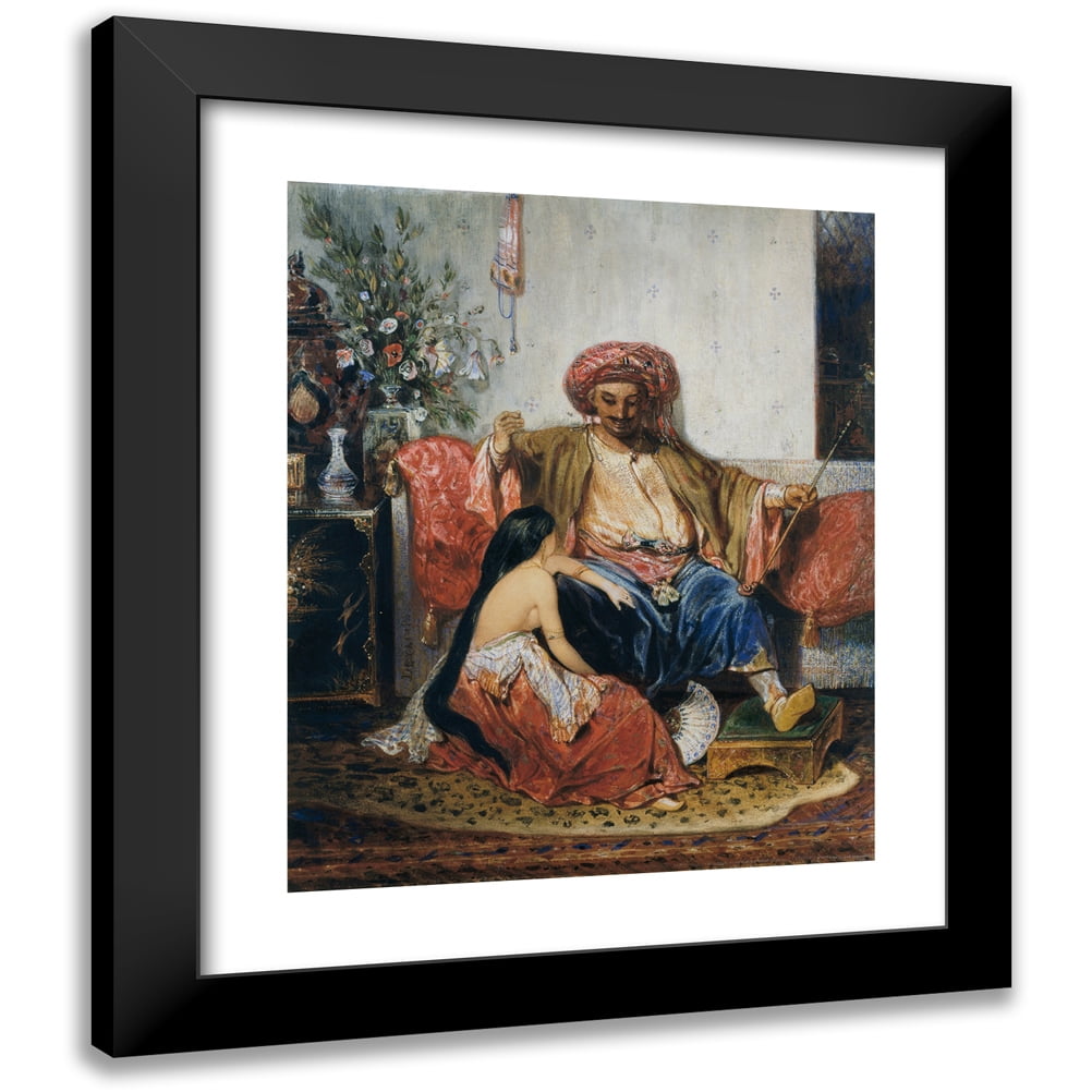 Alexandre-Gabriel Decamps 15x18 Black Modern Framed Museum Art Print ...
