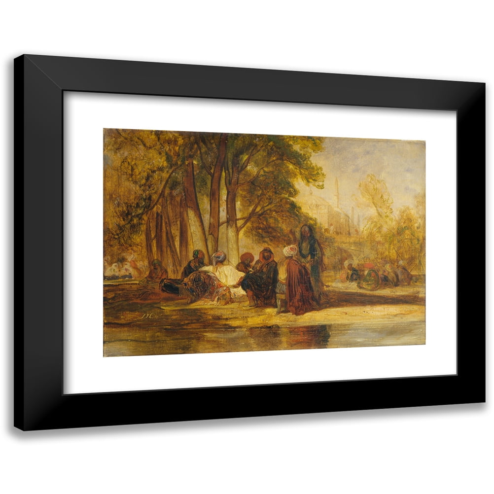 Alexandre-Gabriel Decamps 18x14 Black Modern Framed Museum Art Print ...
