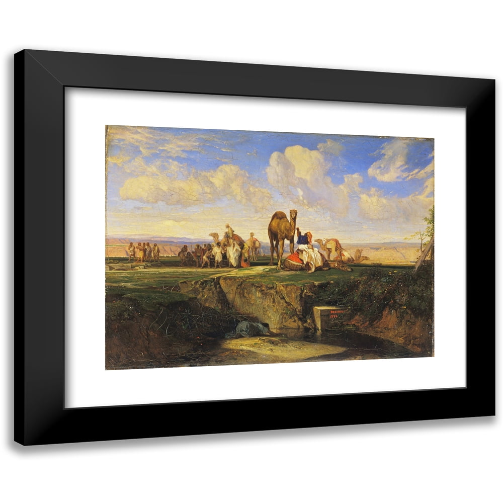Alexandre-Gabriel Decamps 18x14 Black Modern Framed Museum Art Print ...