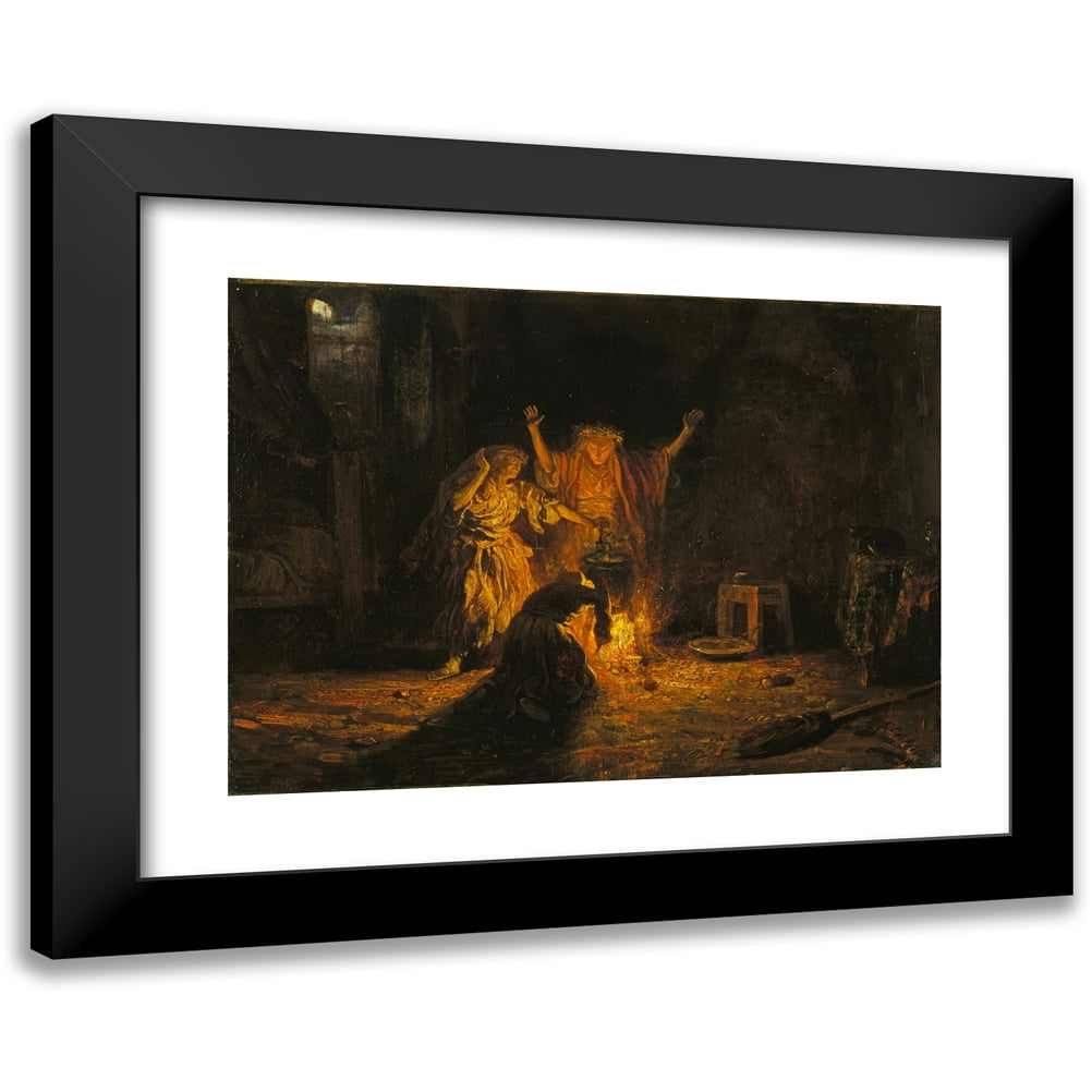 Alexandre-Gabriel Decamps 18x14 Black Modern Framed Museum Art Print ...
