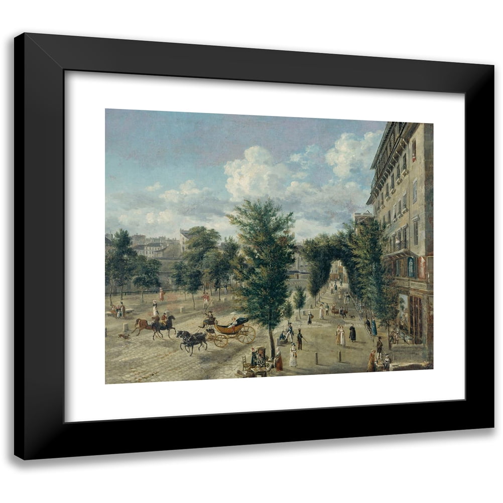 Alexandre Pau de Saint-Martin 23x20 Black Modern Framed Museum Art ...