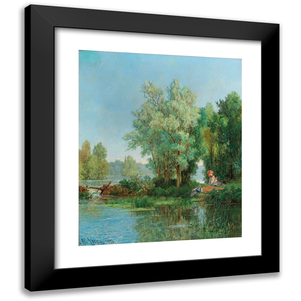 Alexandre René Veron 15x18 Black Modern Framed Museum Art Print Titled ...