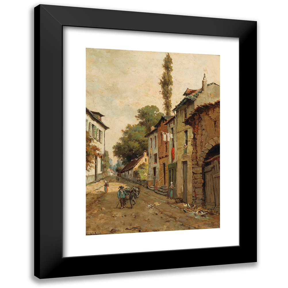 Alexandre René Veron 18x24 Black Modern Framed Museum Art Print Titled ...