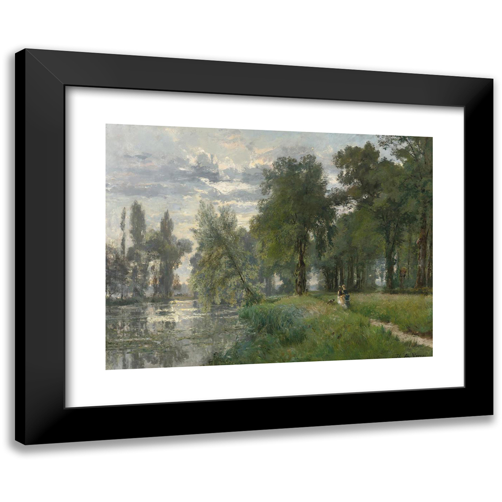 Alexandre René Veron 24x19 Black Modern Framed Museum Art Print Titled ...