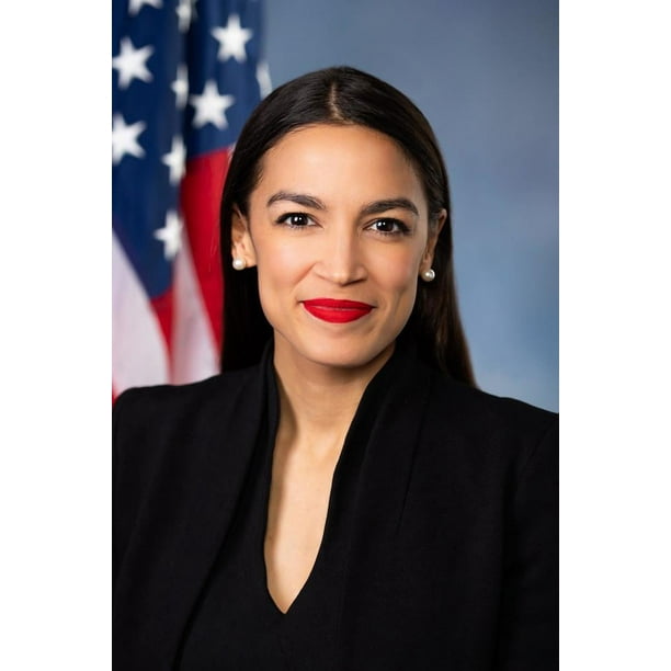 Alexandria Ocasio Cortez AOC Official Portrait Photo Cool Wall Art ...