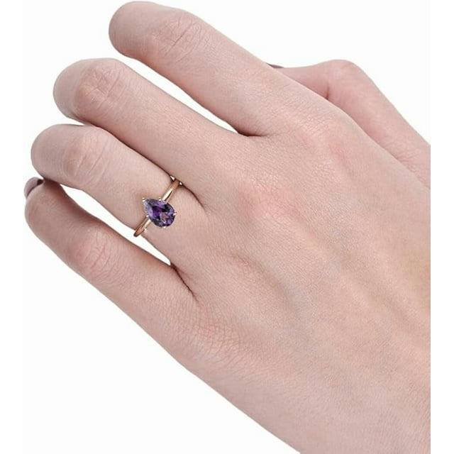 Alexandrite Gemstone Ring, AAA Natural Alexandrite Ring, June ...