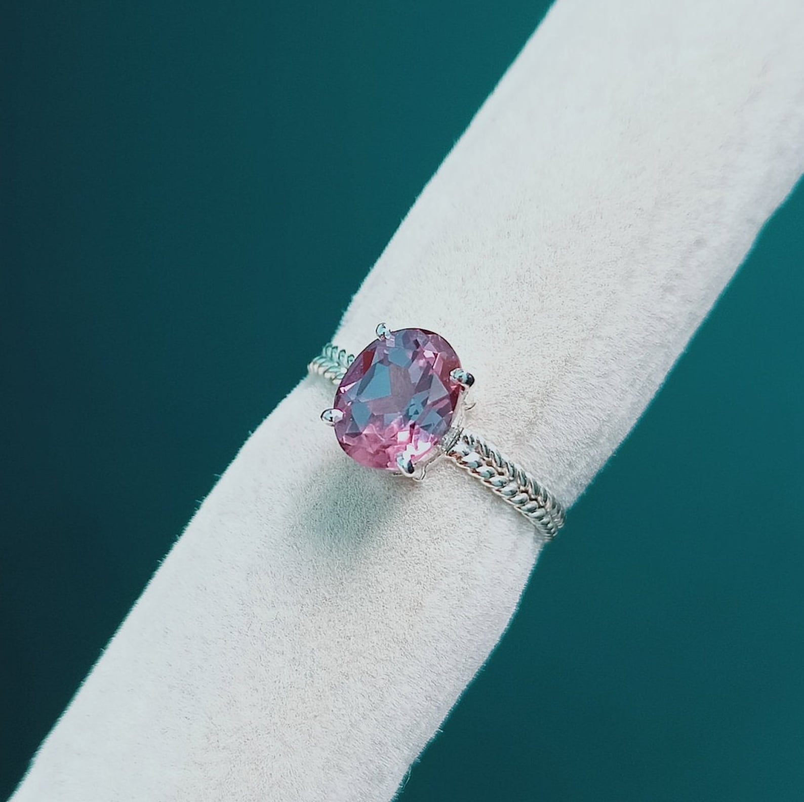 Alexandrite Ring, 925 Sterling Silver Ring Certifed alexandrite ring ...