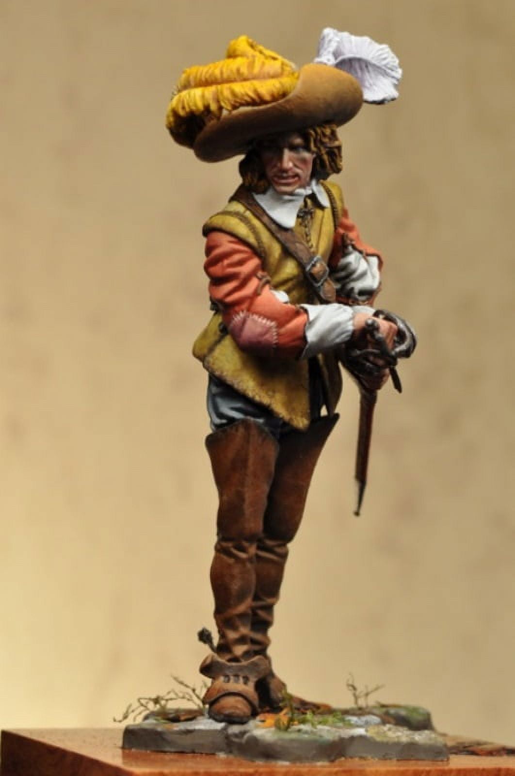 Alexandros Models 75mm D'Artagnan Three Musketeers White Metal Figure ...