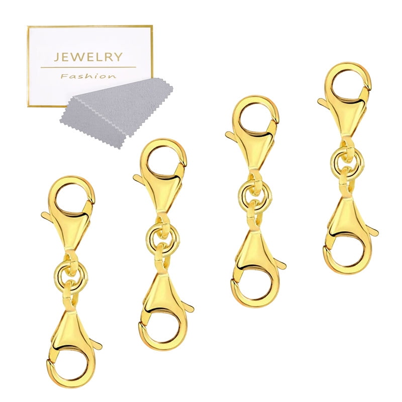 Alexcraft Double Lobster Clasp Extender Necklace Clasp Connector ...