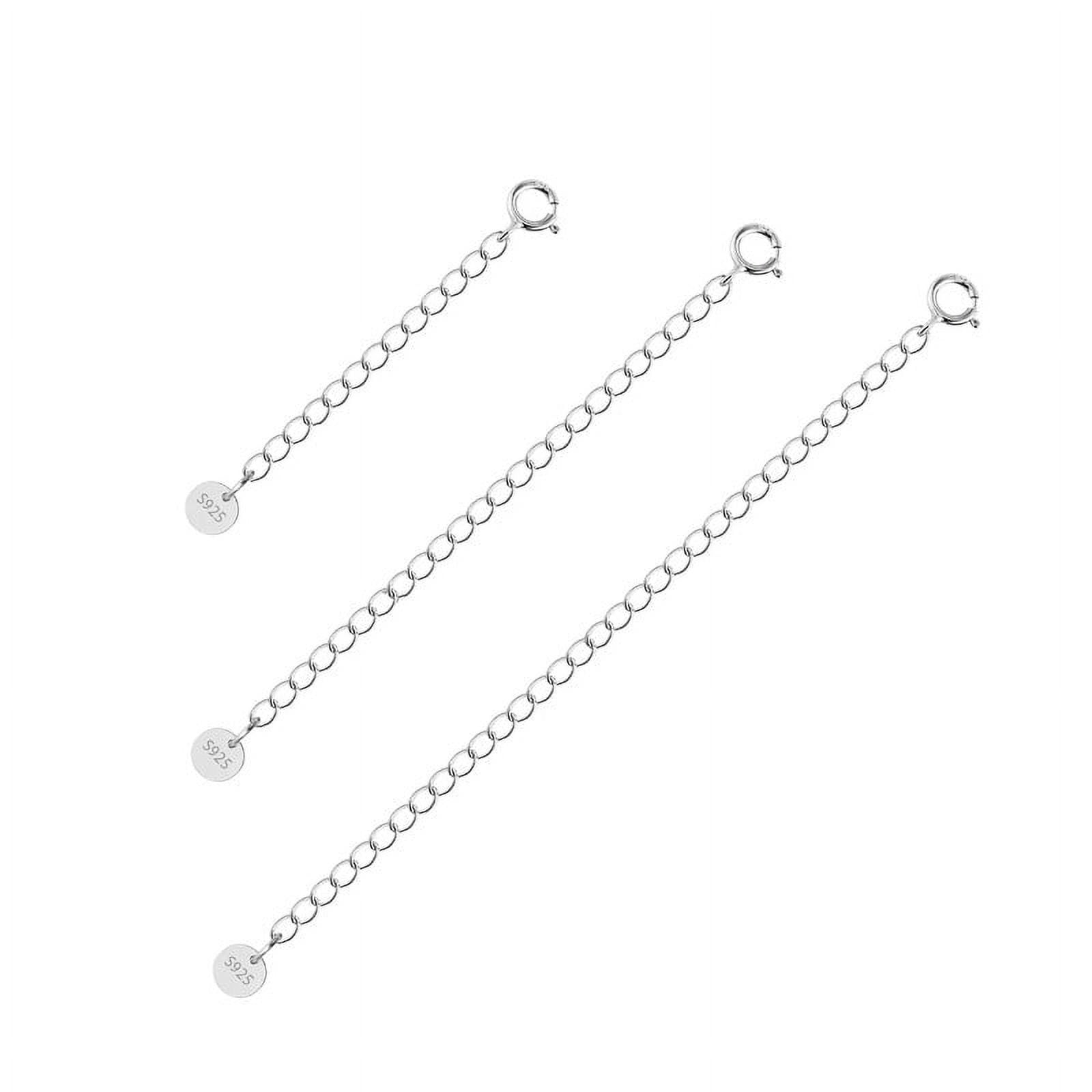 Alexcraft Gold Necklace Extenders 14k Gold Plated Extender Chain 925 ...