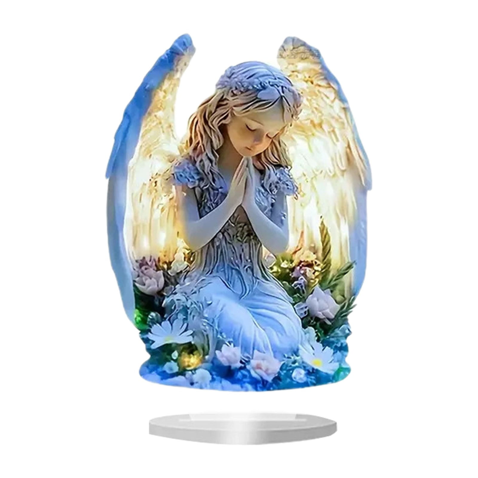 Alexda 2D Flat Acrylic Desktop Decoration ornaments Praying Angel ...