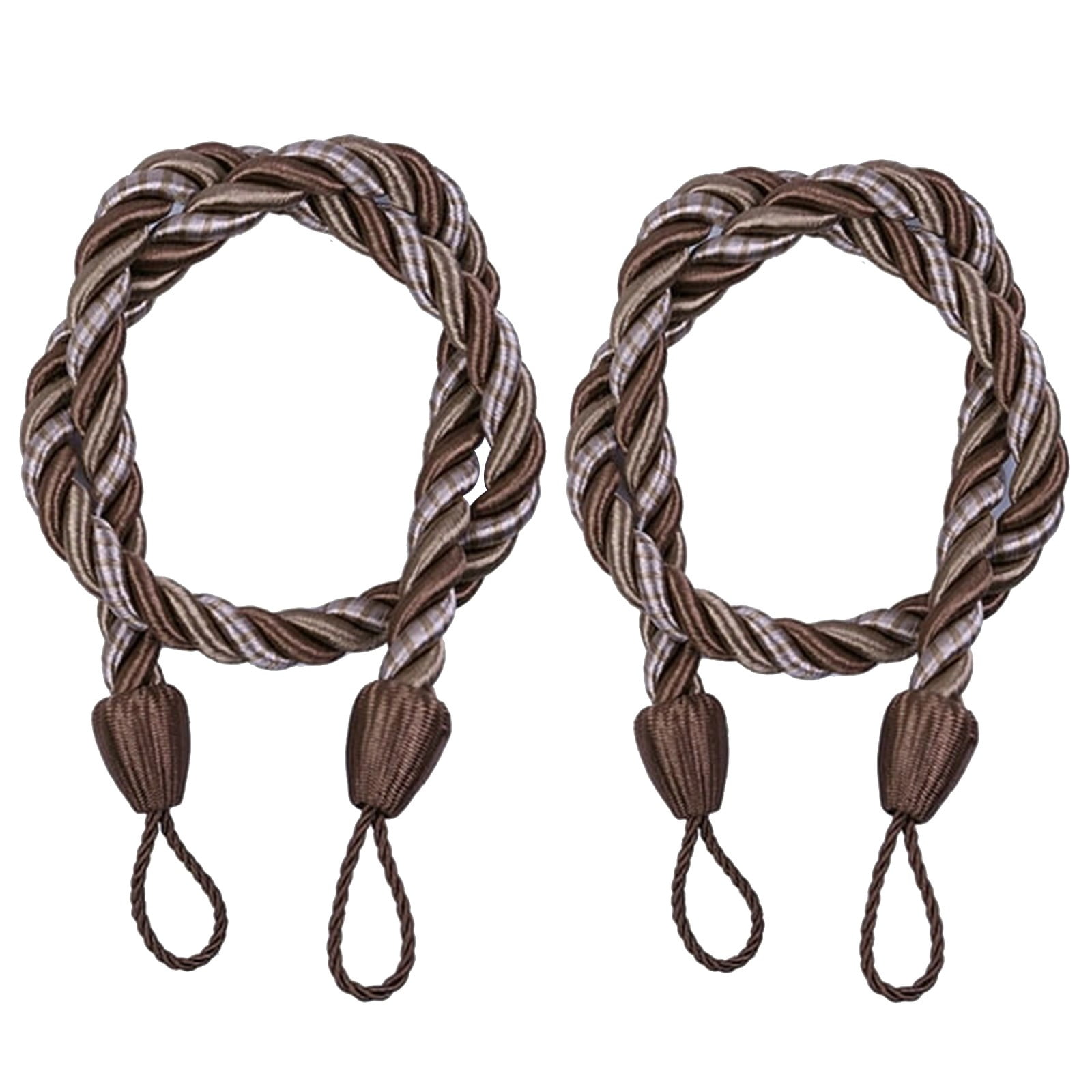 Alexda 2Pcs Ropes Tie Backs for Window Curtain Cord Buckle Tiebacks Tie ...