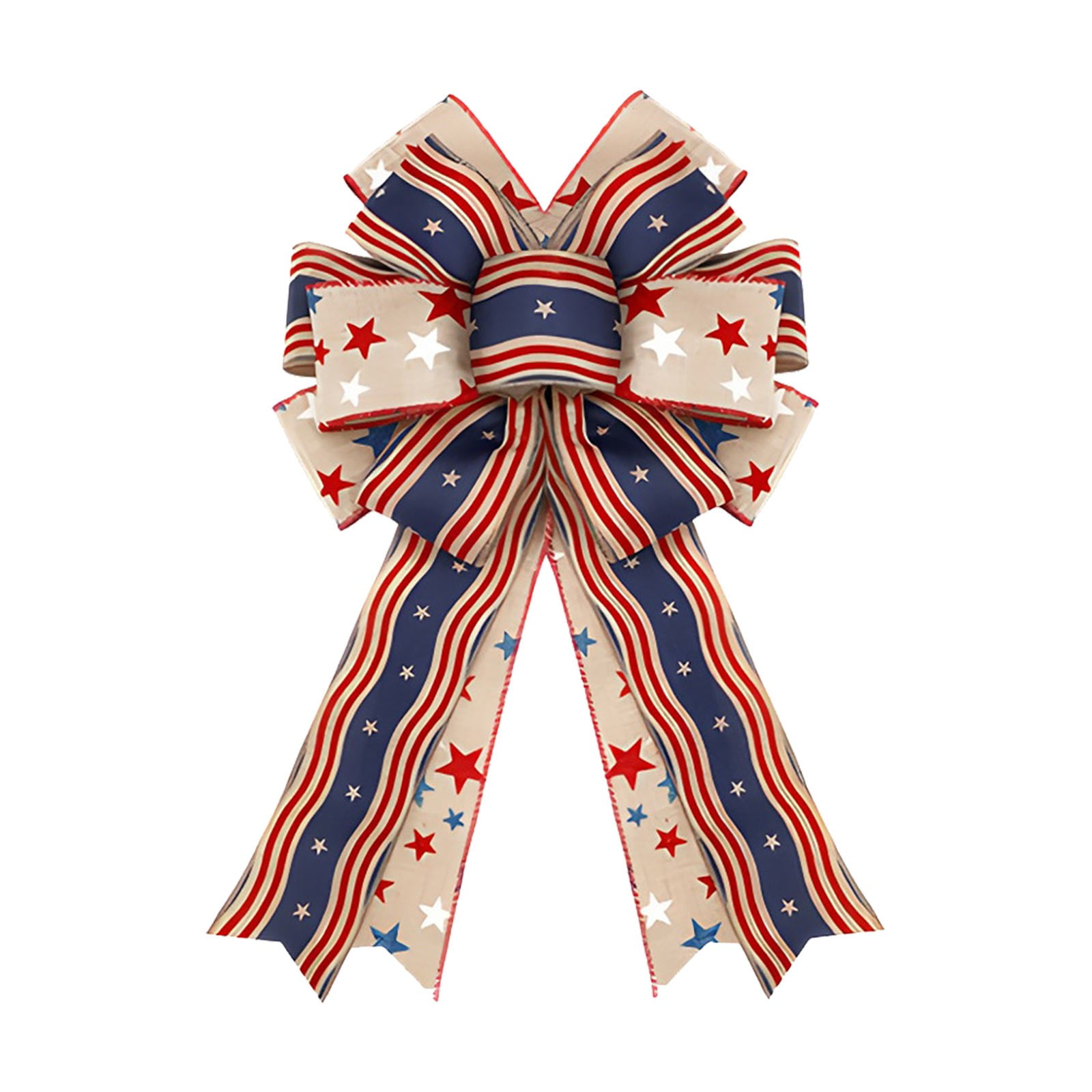 Alexda 4th of July Decoration Burlap Bow"Independence Day Burlap Bow ...