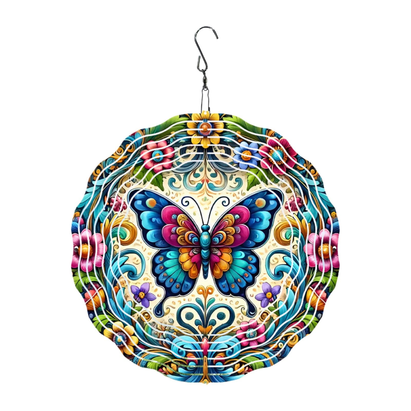 Alexda Butterfly Wind Chime Pendant Butterflies Wind Outdoor Garden ...