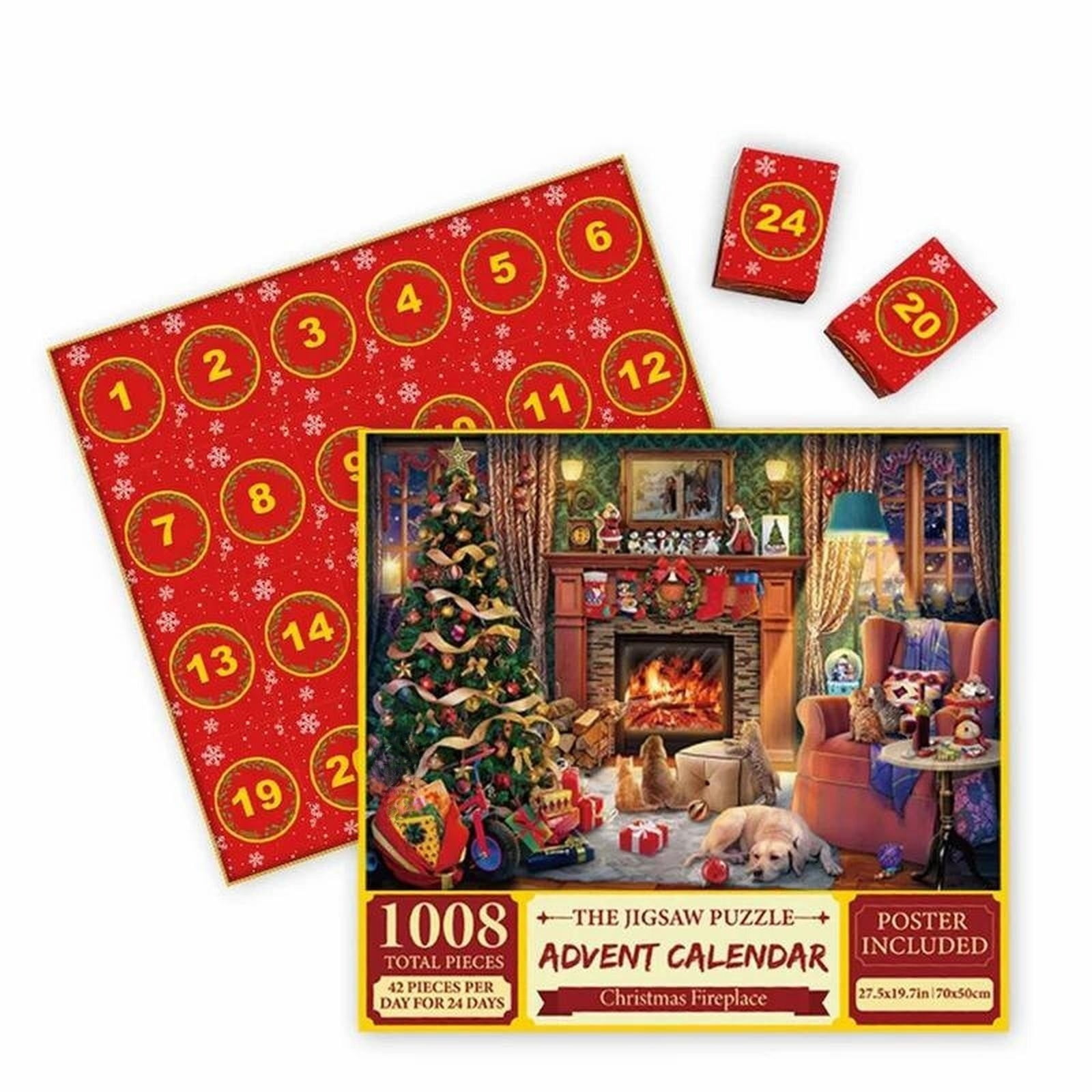 Alexda Christmas Advent Calendar 2024 1008 Piece Puzzle Advent Calendar ...