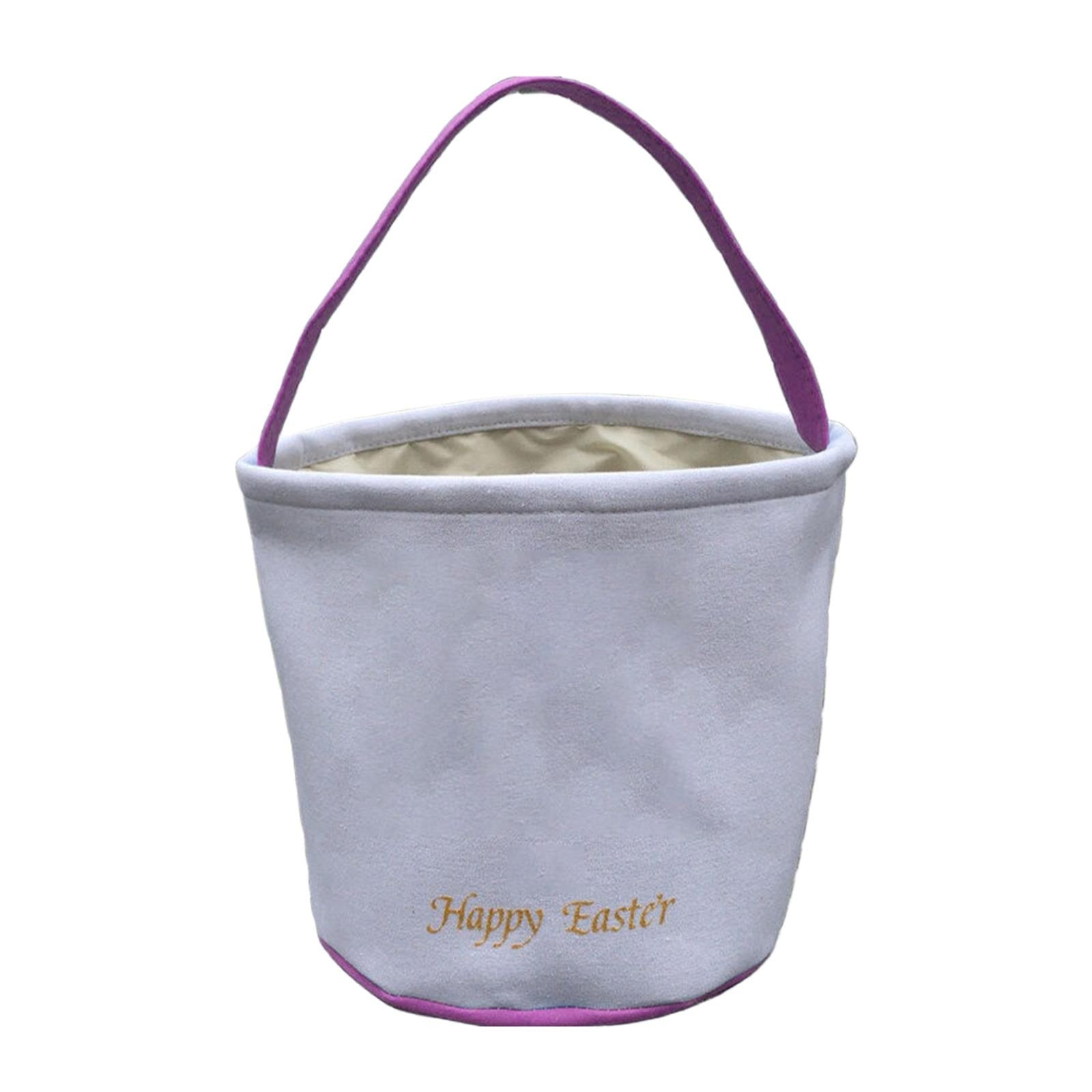 Alexda Easter Baskets for Kids Egg Hunt Easter Baskets Bag with Handles ...