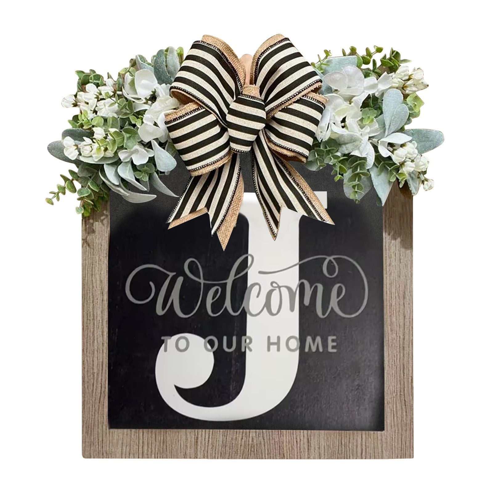 Alexda Hot Sale! Front Door Garland with Bow Letters 35*352024 New Last ...