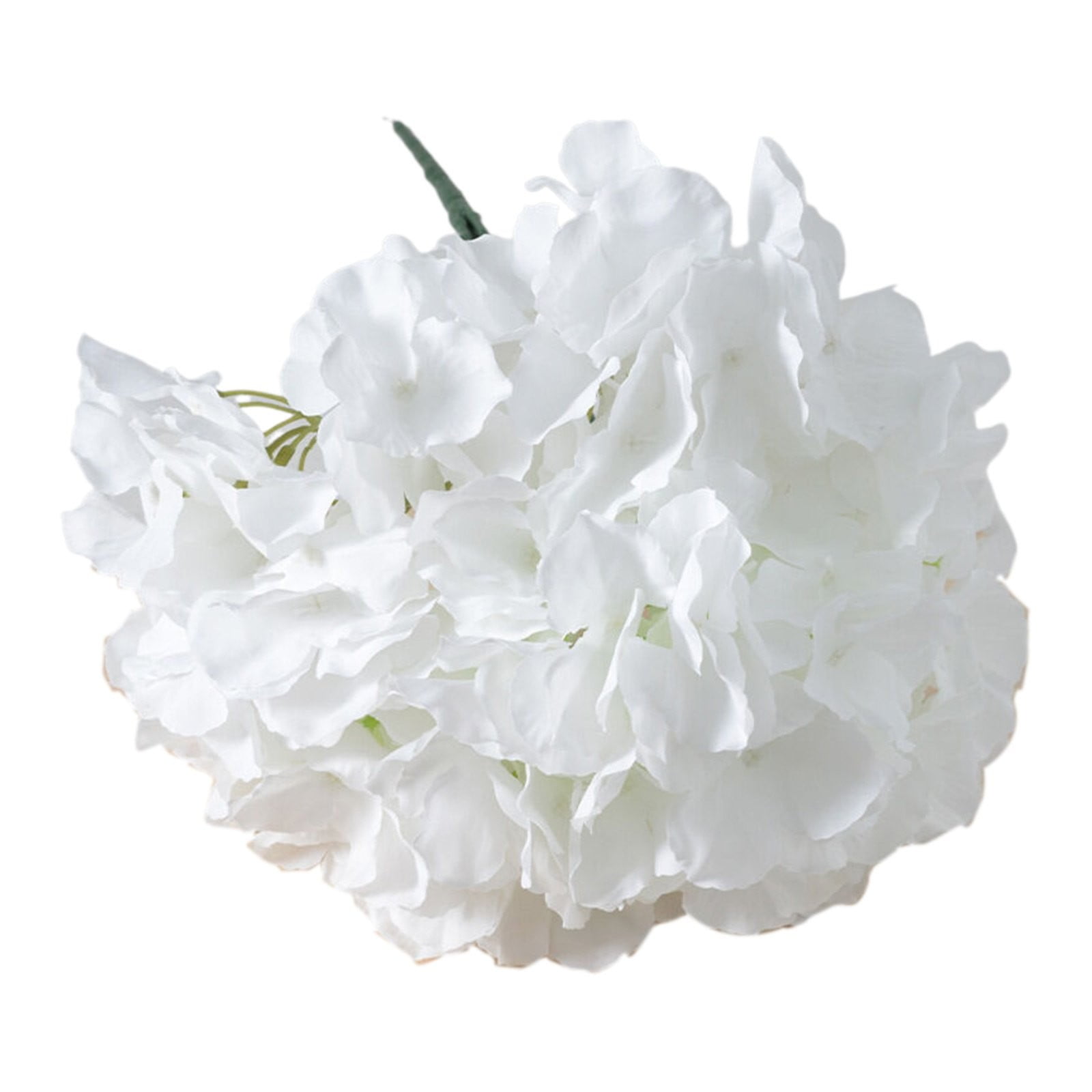 Alexda Hydrangea Fake Flower White Artificial Hydrangea Flowers Heads ...
