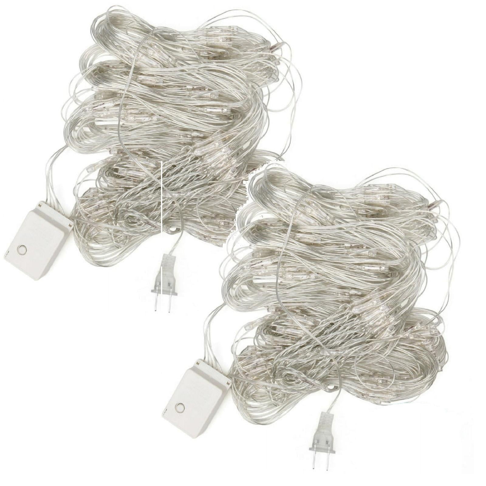 Alexda LED Christmas Net Lights Outdoor Decorations For Bushes 96 LED ...