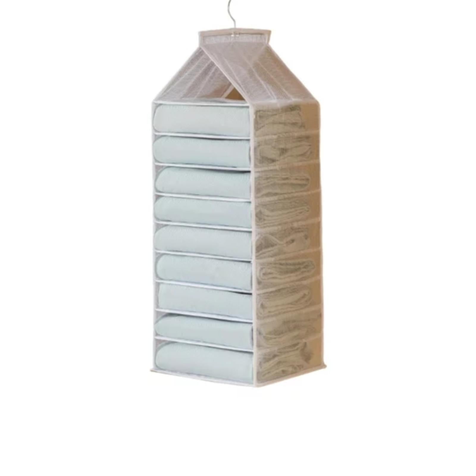 Alexda Layering Storage Hanging Bag Clothing Divider Bag Super Long PVC ...