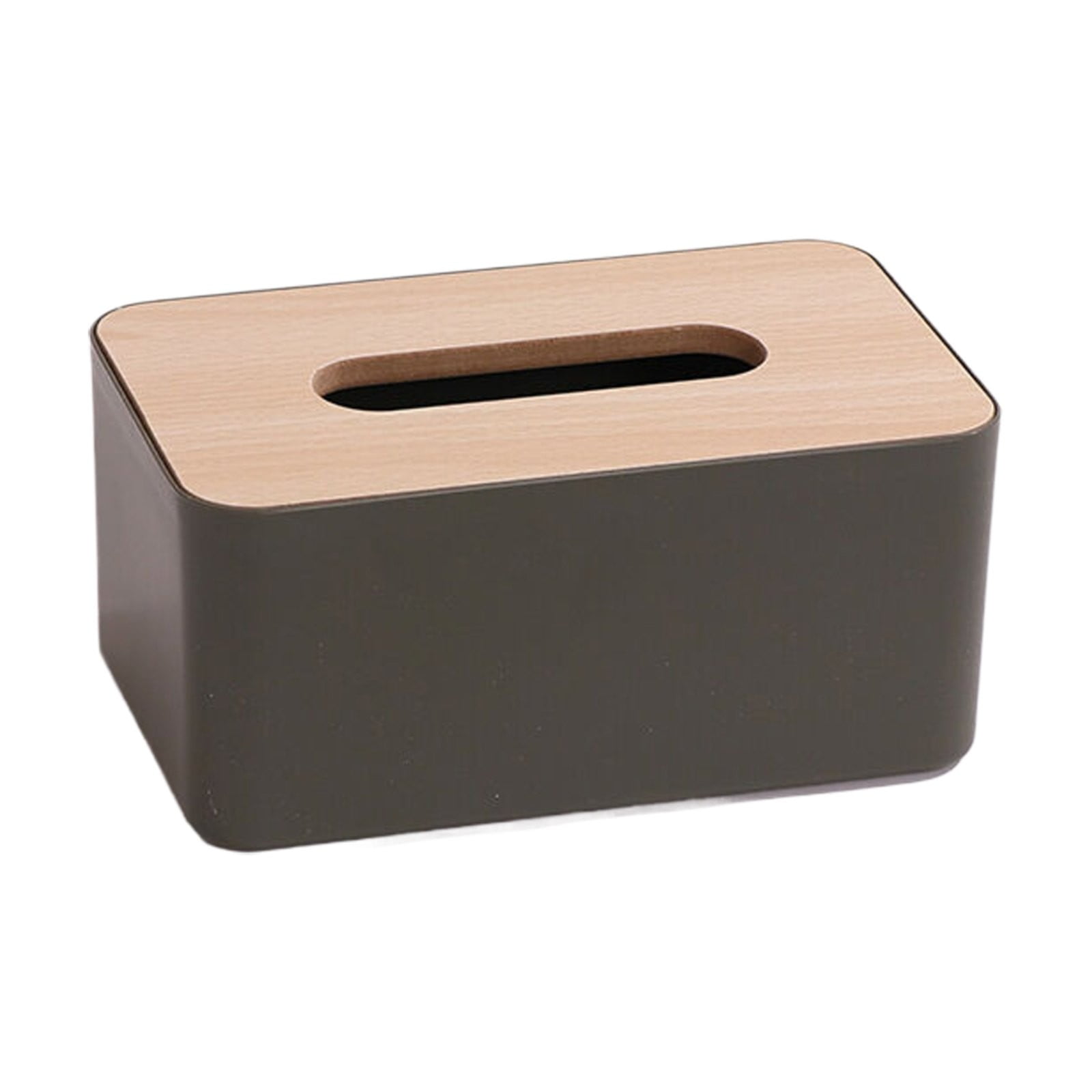 Alexda Wood Tissue Box Cover for Disposable Paper Facial Tissues Wooden ...