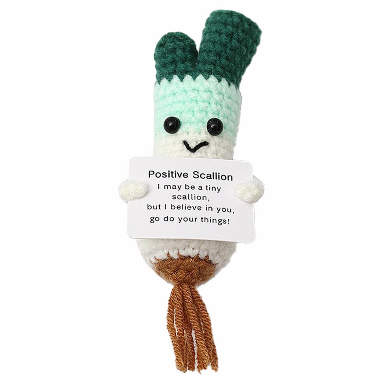 Alexda Wool Crochet Positive Energy Knit Wool Green Onion Positive ...