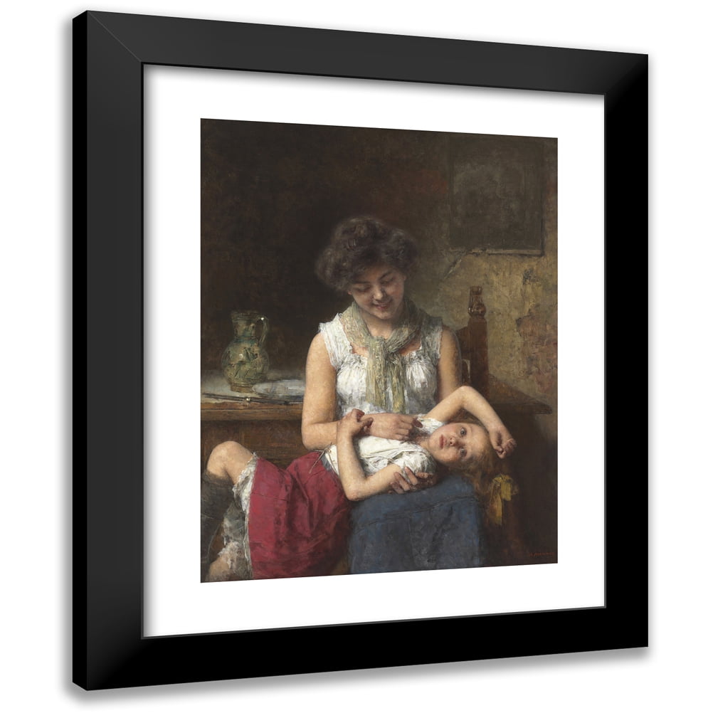 Alexei Harlamoff 15x18 Black Modern Framed Museum Art Print Titled ...