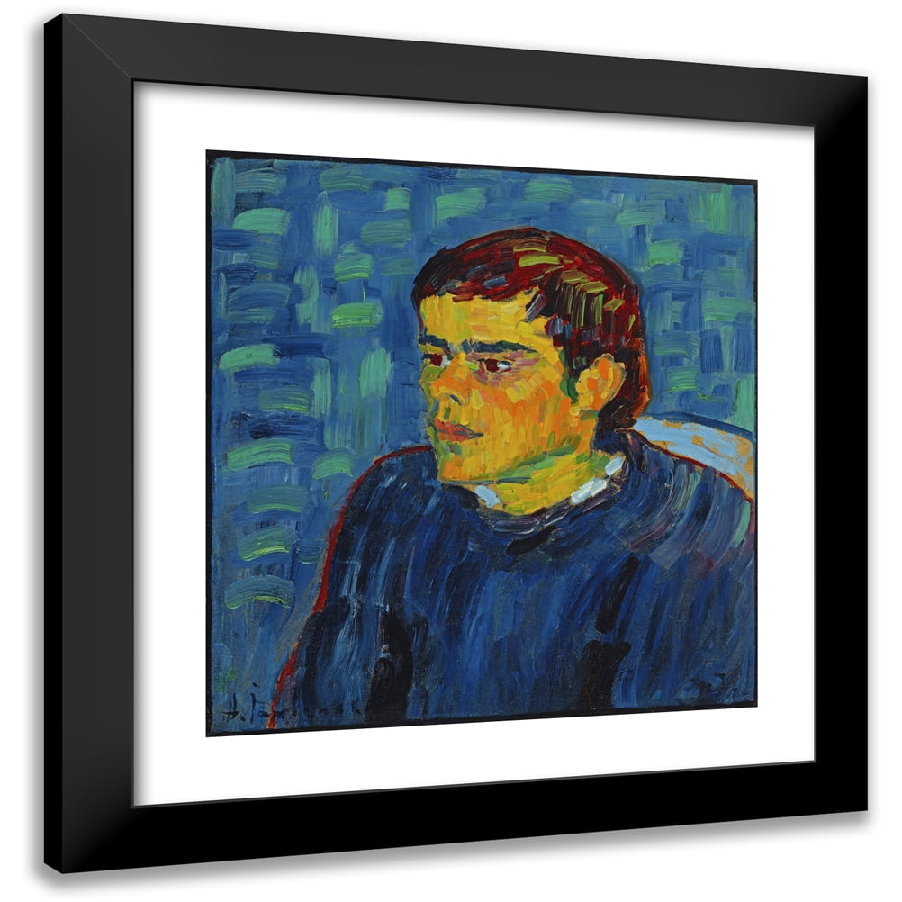 Alexej von Jawlensky 20x21 Black Modern Framed Museum Art Print Titled ...