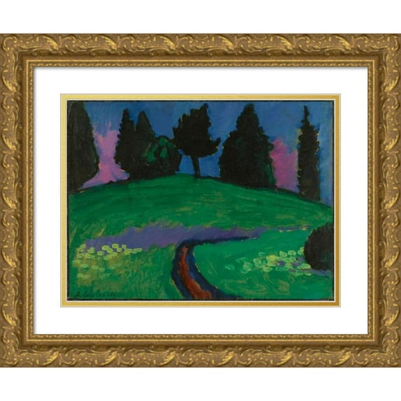 Alexej von Jawlensky 24x19 Gold Ornate Framed and Double Matted Museum ...
