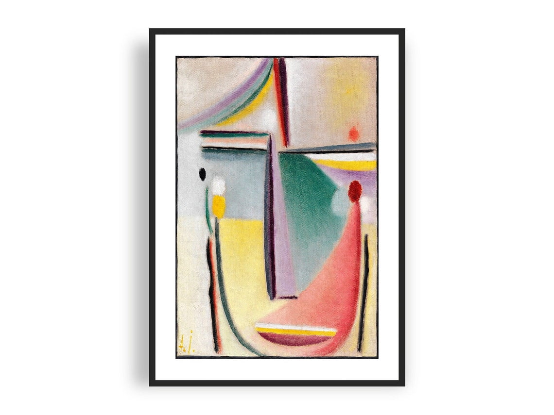 Alexej von Jawlensky Abstrakter Kopf Fine Giclee Portrait Head ...