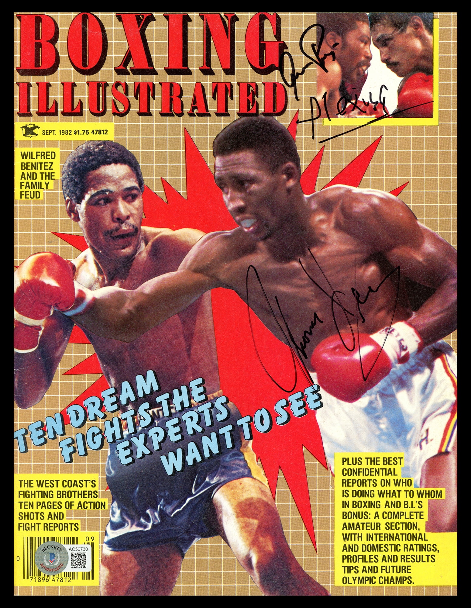 Alexis Arguello, Aaron Pryor & Thomas "Hitman" Hearns Autographed ...
