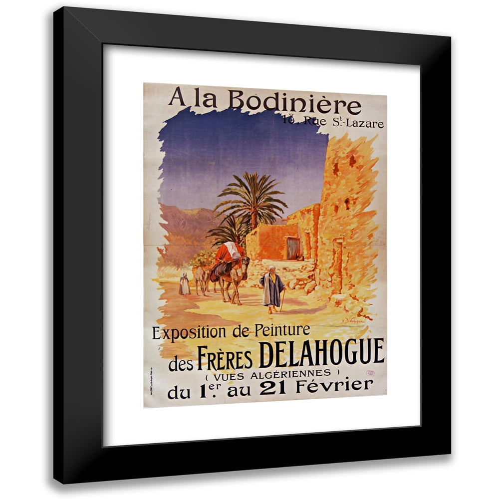 Alexis-Auguste Delahogue 11x14 Black Modern Framed Museum Art Print ...