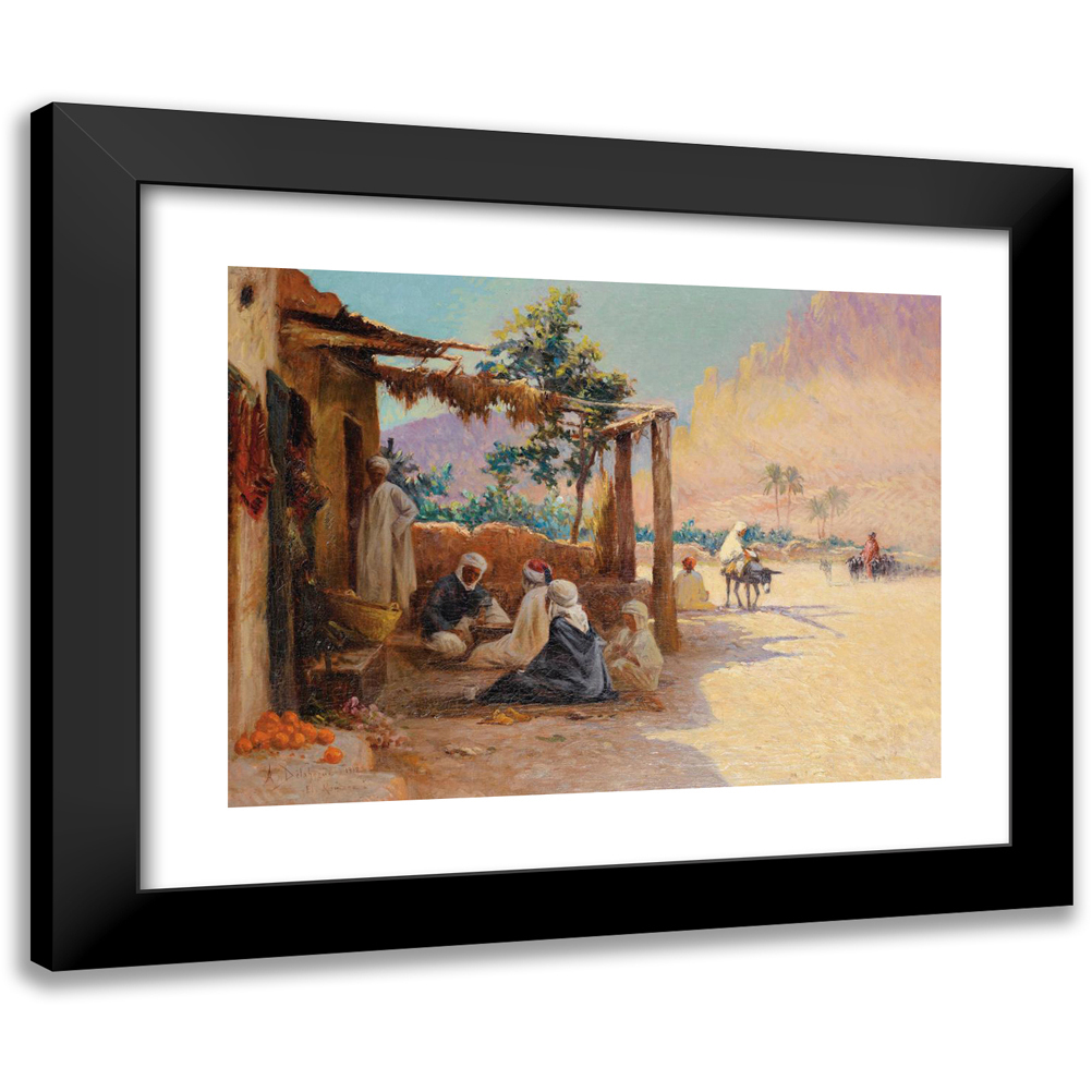 Alexis-Auguste Delahogue 14x12 Black Modern Framed Museum Art Print ...