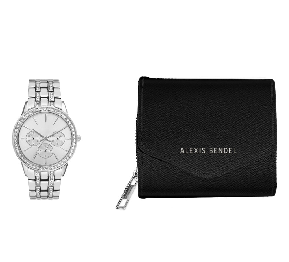 Alexis Bendel Ladies Analog Silver Tone Metal Strap 32mm Watch w ...