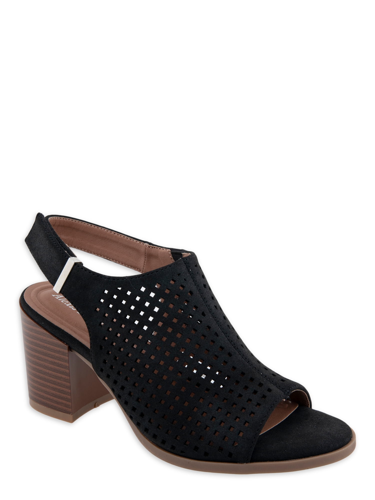 Alexis Bendel Mid-Heel Open Toe Booties, Sizes 6-10 - Walmart.com
