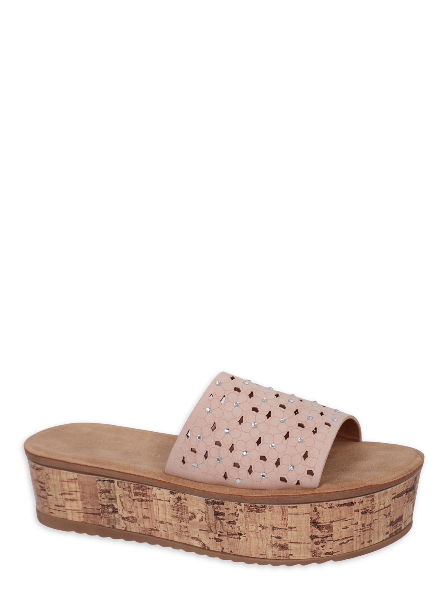 Alexis Bendel Women's Crochet Low Heel Platform Wedge Sandals, Sizes 6 ...