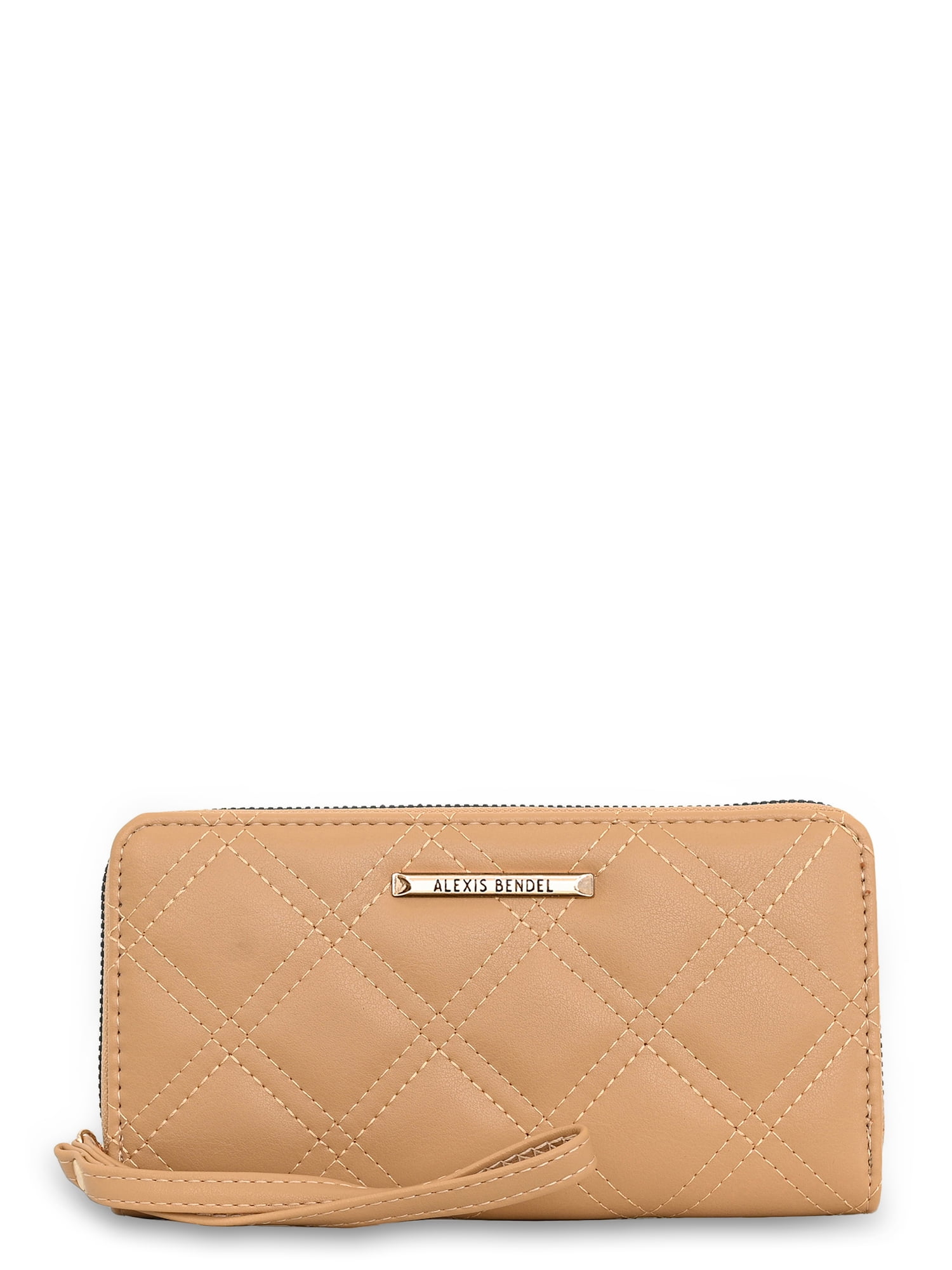 Alexis Bendel Women's Quil Zip Wristlet Wallet Card Holders, 2 Cash ...