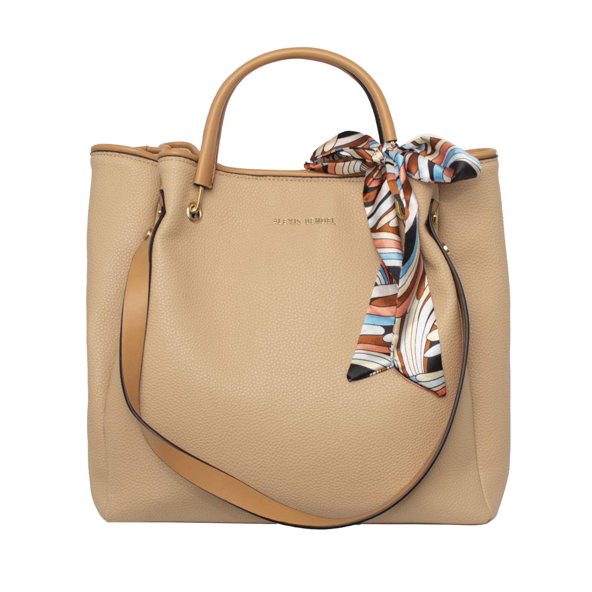 Alexis Bendel Women’s Vegan Leather Multi-Style Shopper Tote Everyday ...