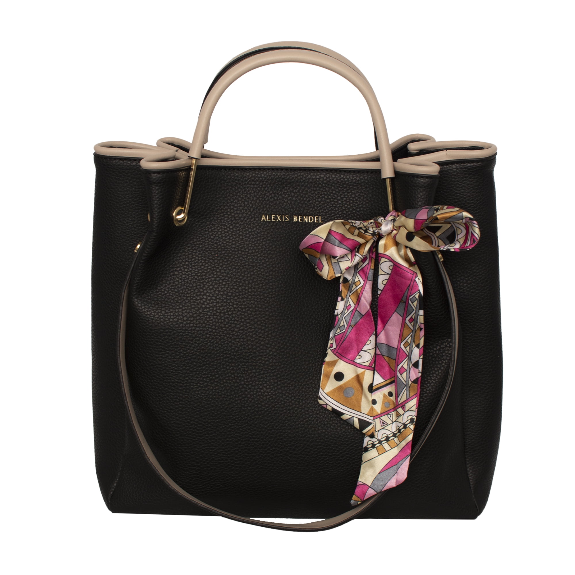 Alexis Bendel Women’s Vegan Leather Multi-style Shopper Tote Handbag ...
