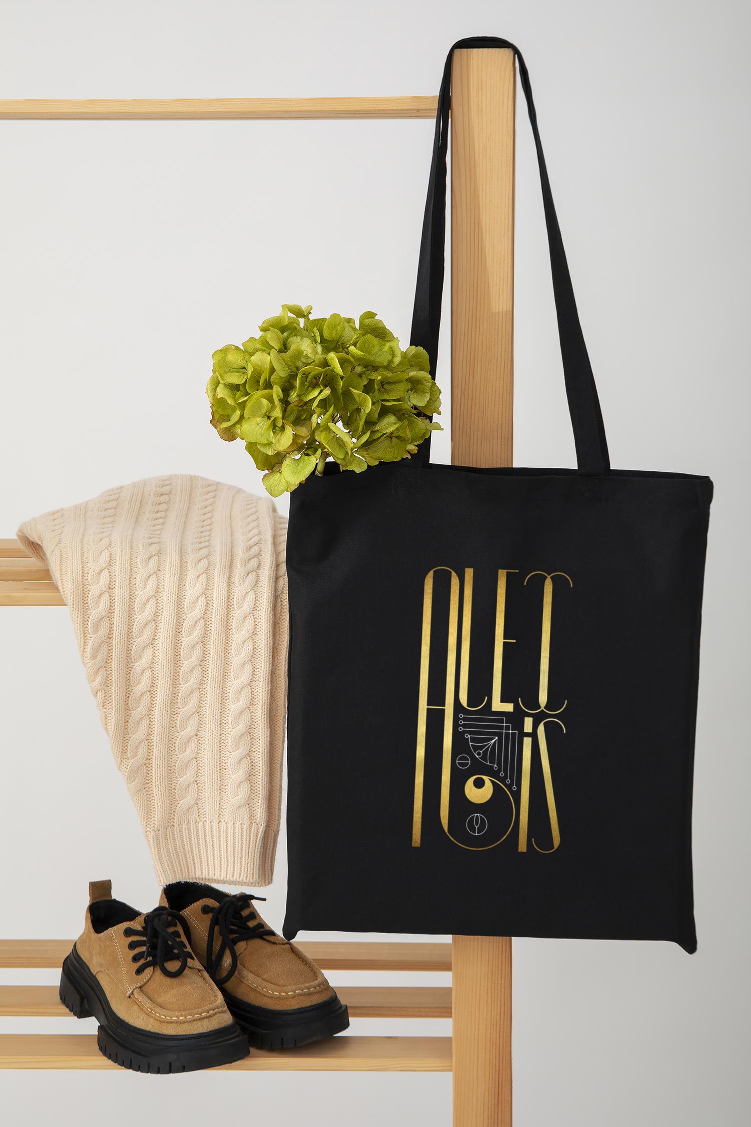 Alexis Modern Stylish Minimalist Themed Aesthetic Print Unisex Tote Bag ...