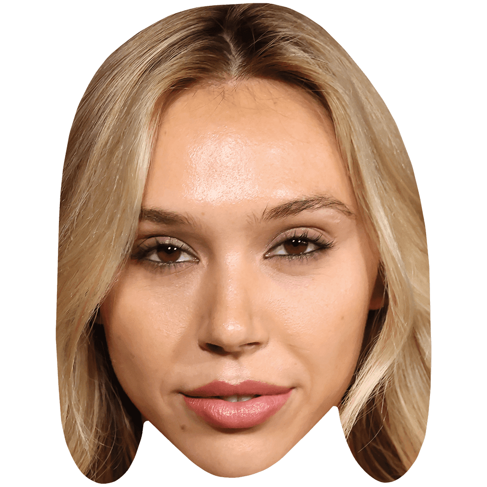 Alexis Ren (Blonde Hair) Celebrity Mask, Flat Card Face, Fancy Dress ...