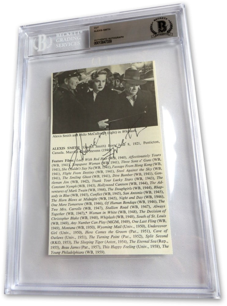 Alexis Smith Signed Autographed Magazine Photo Whiplash Actress BAS ...