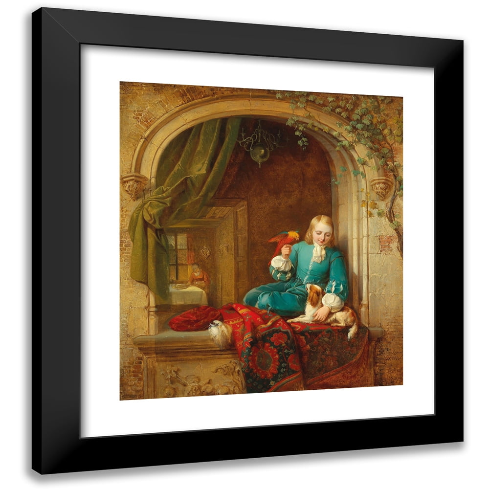 Alexis Van Hamme 15x17 Black Modern Framed Museum Art Print Titled - A ...