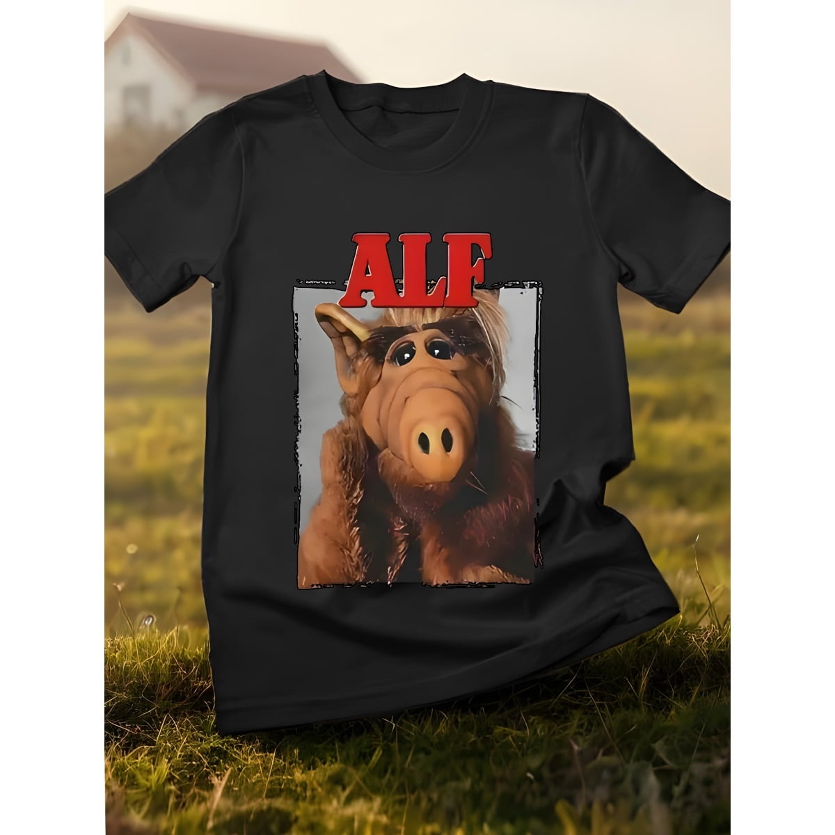 Alf The Animated Series Men's T-Shirt - Casual Digital Print, Pure ...