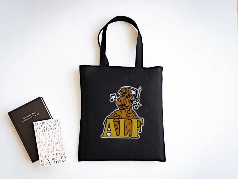 Alf Classic 80S Tv Show Alien Melmac Gordon TOTE BAGS - Walmart.com