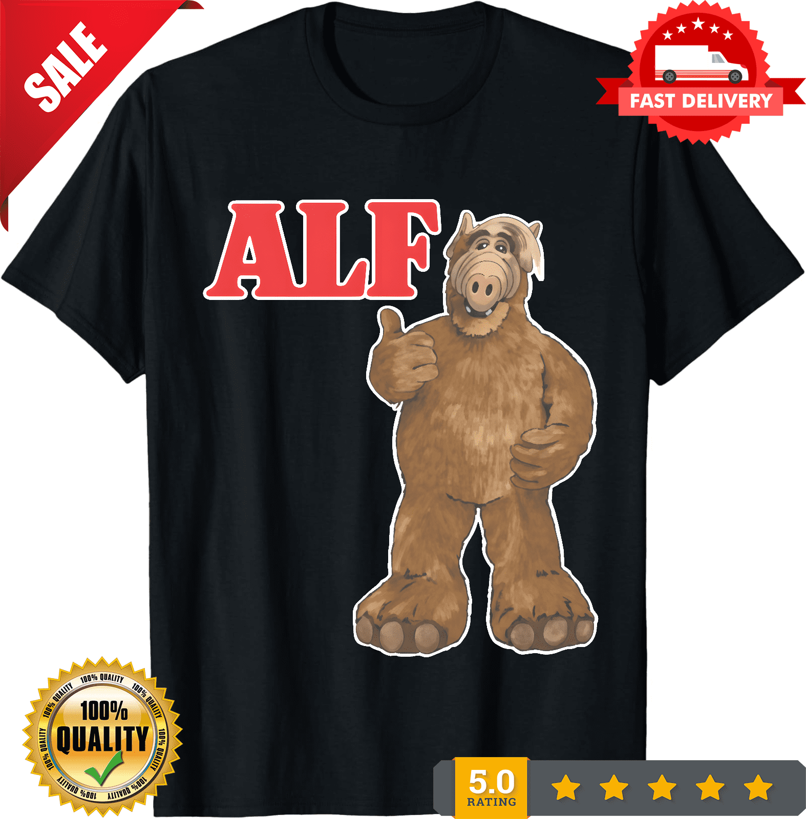 Alf Youth Classic Tee, LIMITED EDITION-TH72315 - Walmart.com